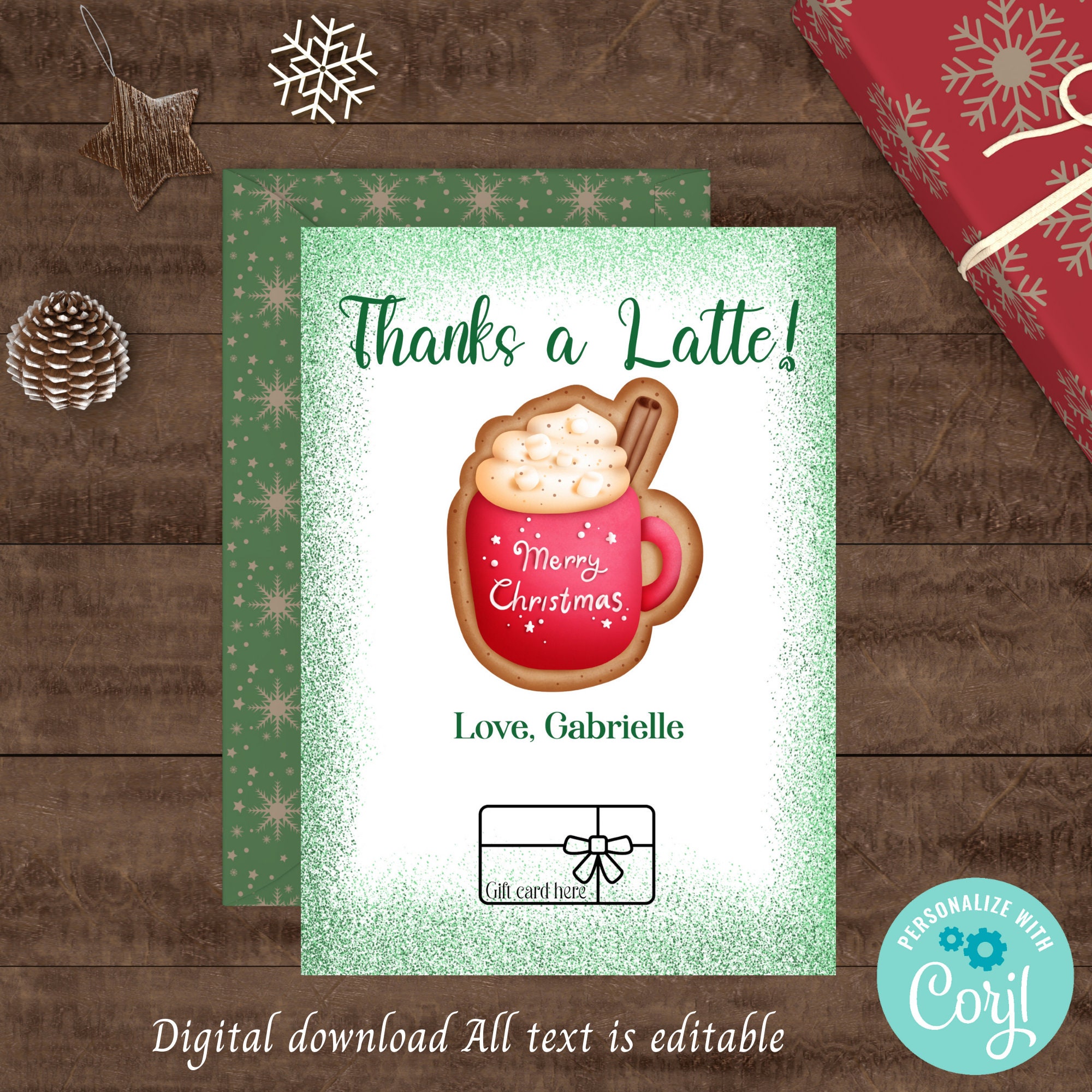 Printable Teacher Holiday Card Digital Download Christmas - Etsy