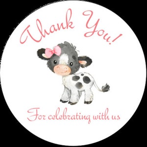 Farm Animal Thank You Stickers, Baby Cow, Holy Cow, Farm Girl, Barnyard ...
