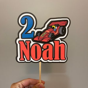 Race Car Cake Topper, Two Fast Birthday - Etsy