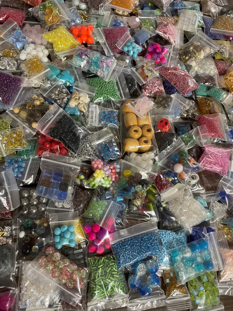 15 or 40 Bags of NEW Beads Mixed Fun Lot Great Starter Kit - Etsy