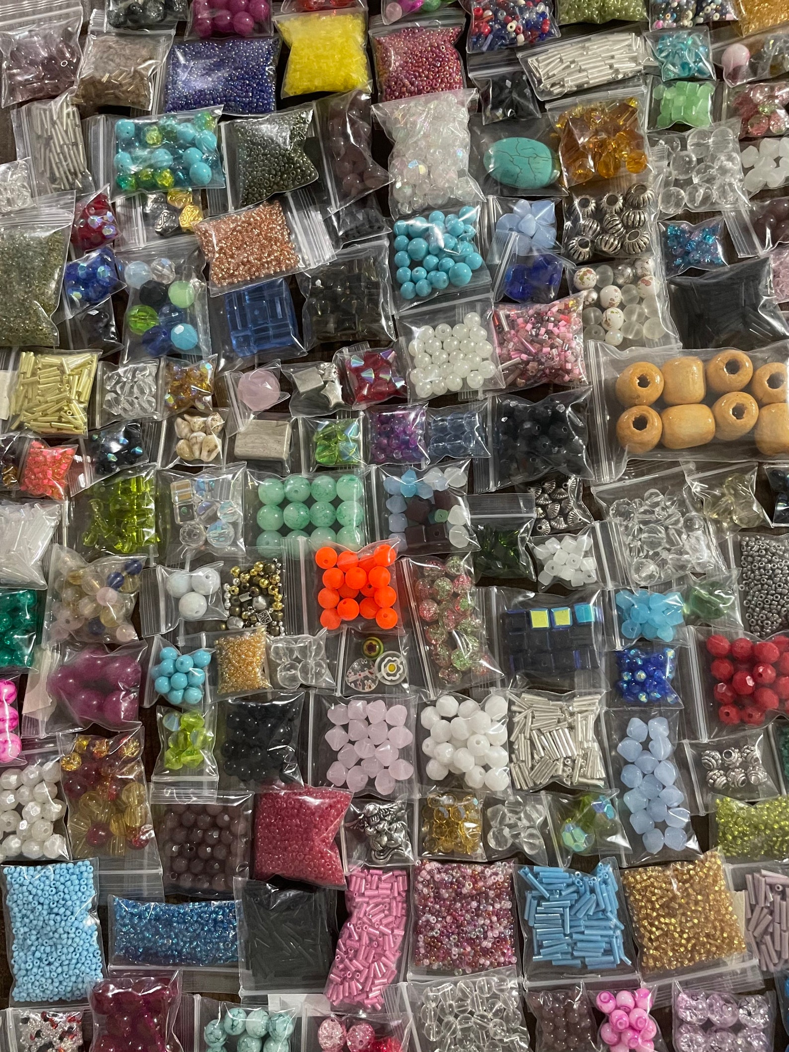 15 or 40 Bags of NEW Beads Mixed Fun Lot Great Starter Kit Huge Variety ...