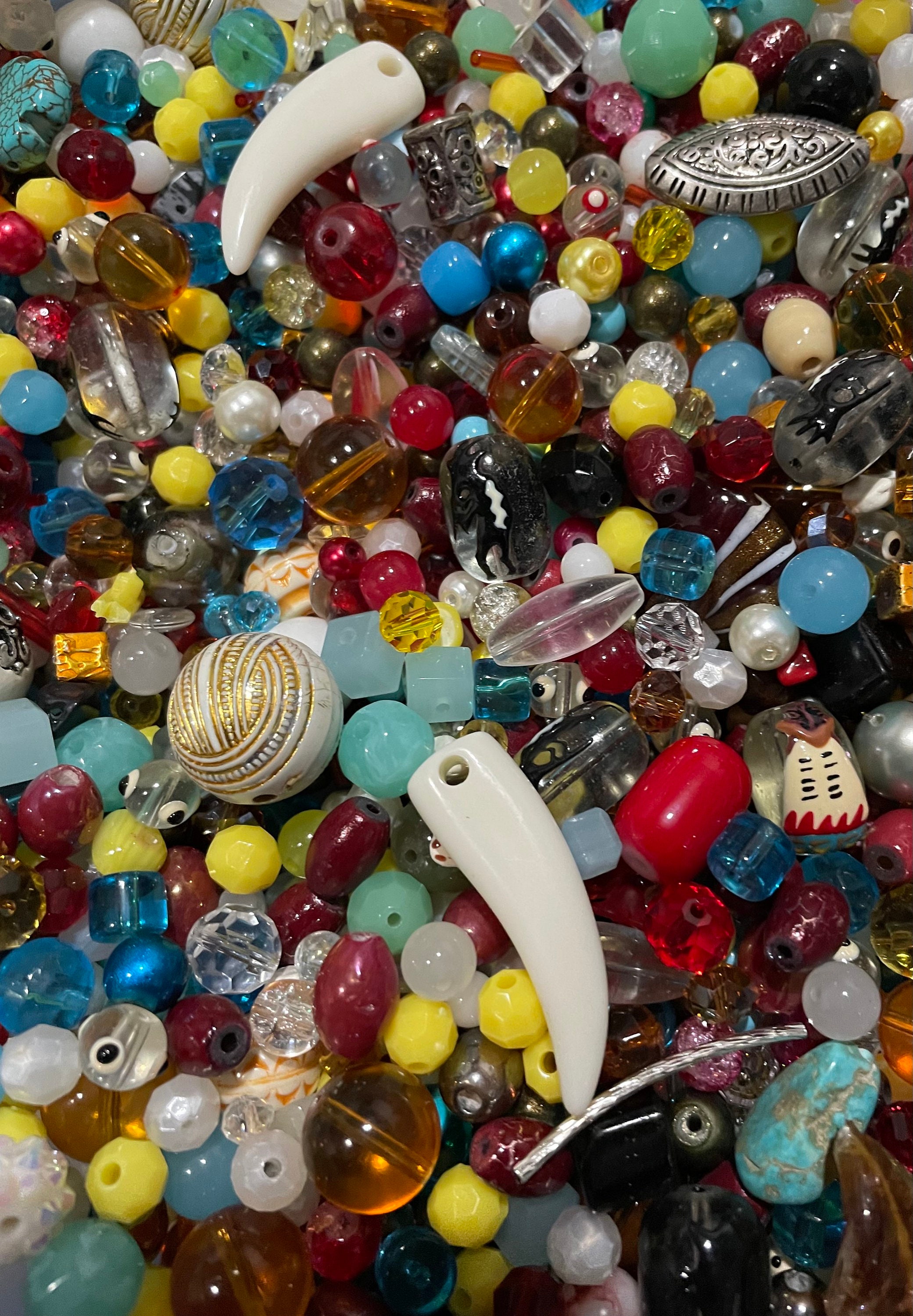 Southwestern Bead Mix 7.5oz Beads Glass Clay Acrylic Bead Soup - Etsy