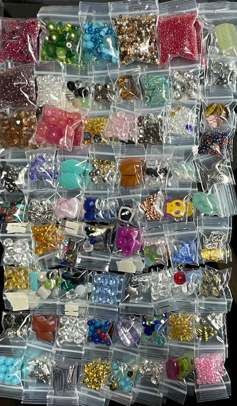 15 or 40 Bags of NEW Beads Mixed Fun Lot Great Starter Kit - Etsy