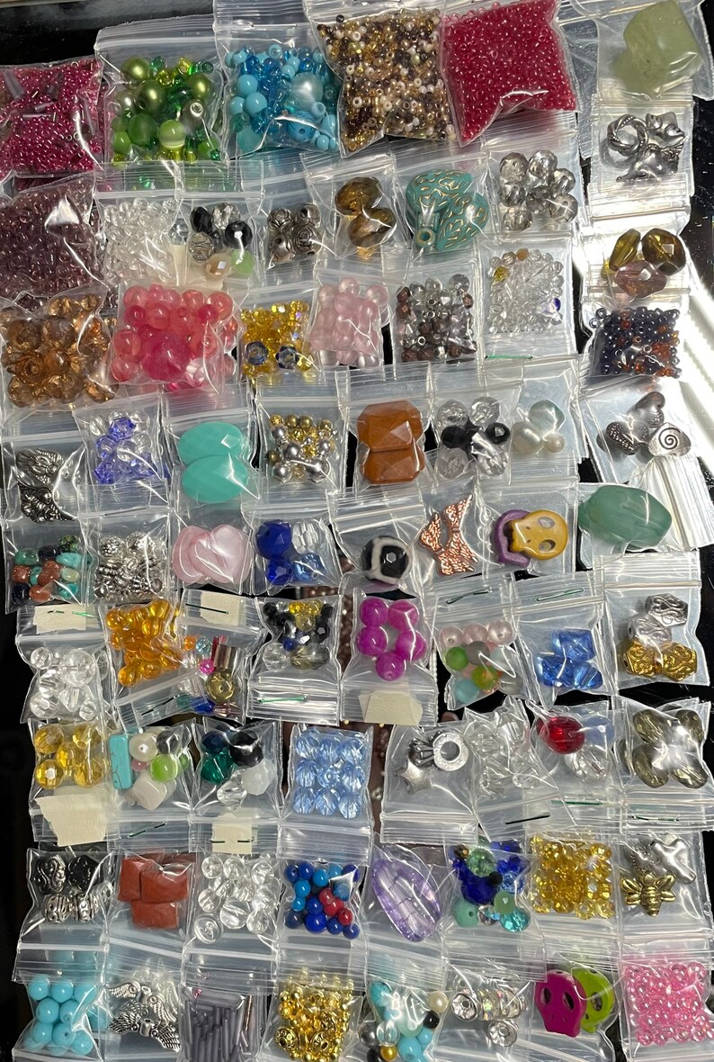 15 or 40 Bags of NEW Beads Mixed Fun Lot Great Starter Kit - Etsy