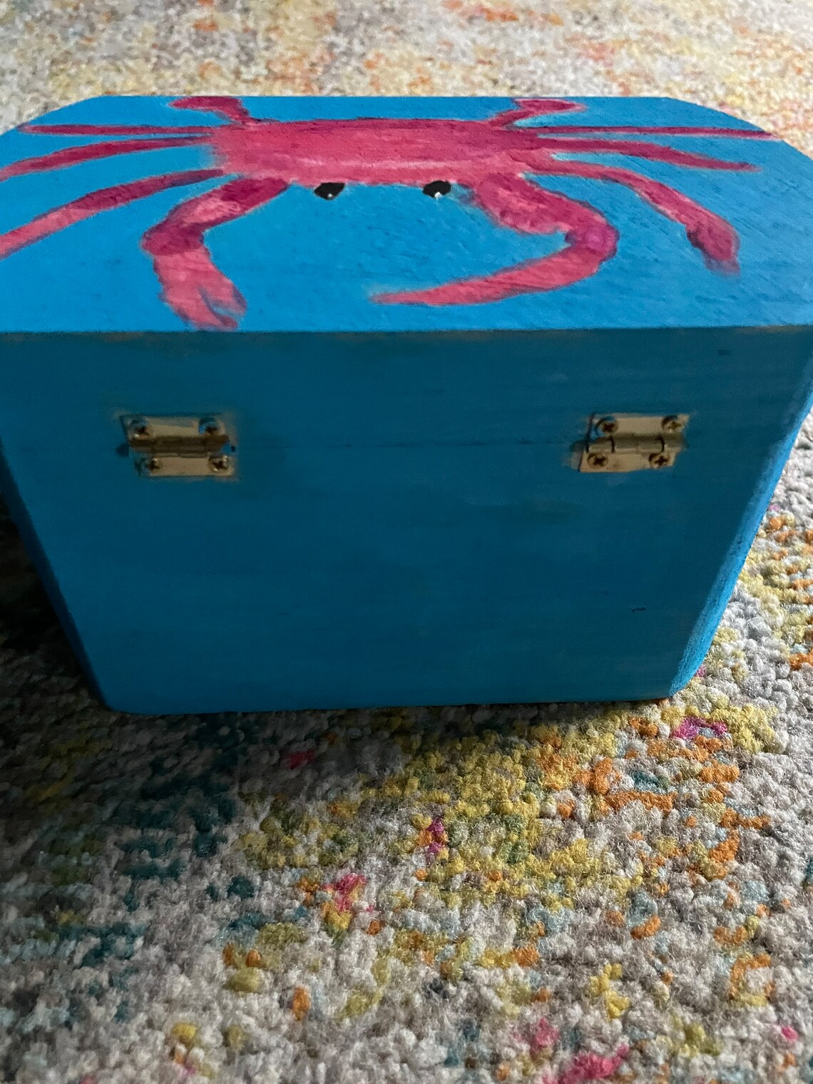 Maryland Crab Wooden Jewelry Box - Etsy
