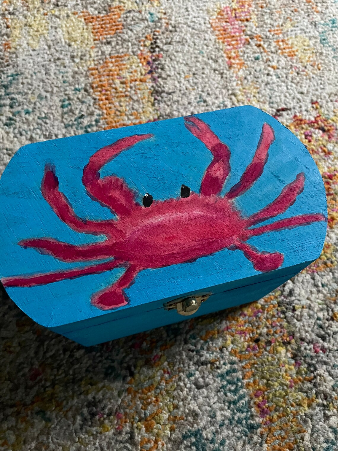 Maryland Crab Wooden Jewelry Box - Etsy