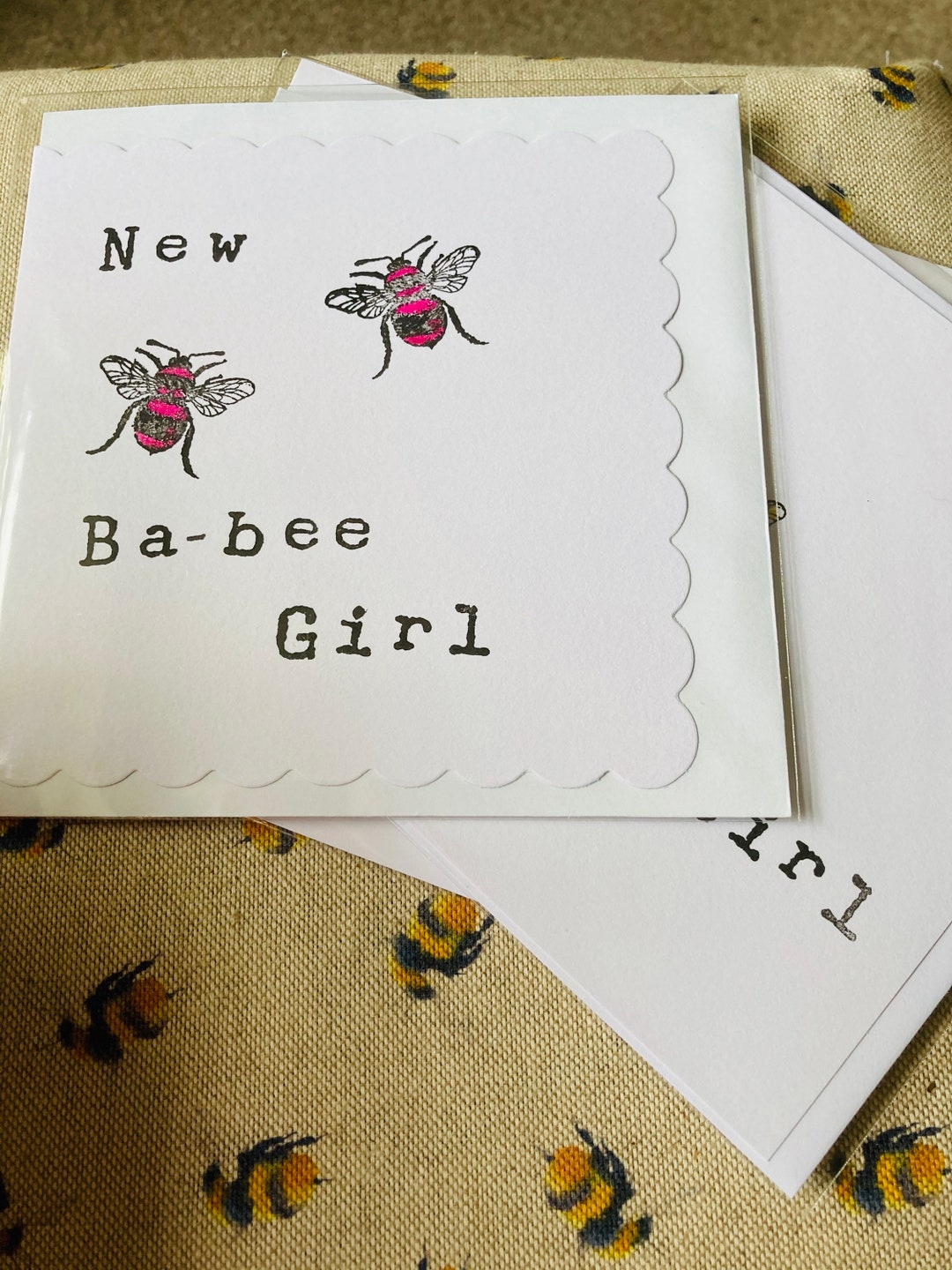 Baby Bee Greeting Cards : New ba-bee Girl Congratulations - Etsy