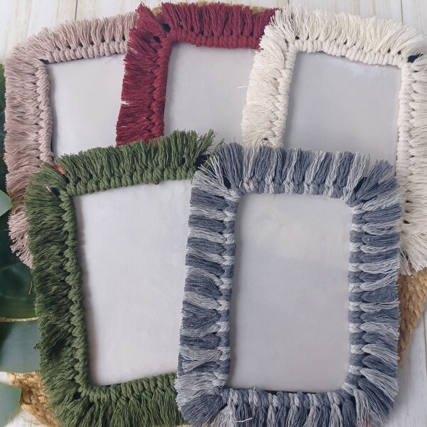Macrame Frame - Etsy