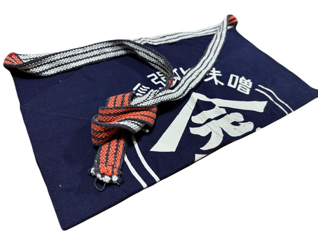Japanese Vintage Indigo Maekake(traditional Style of Japanese Apron ...