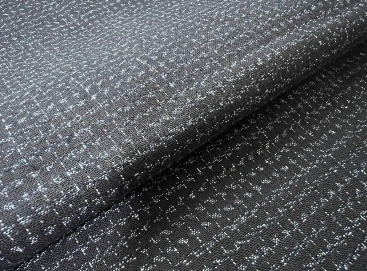 Japanese Vintage bunjin Kasuri Fabric, Indigo Kimono Cotton Fabric ...