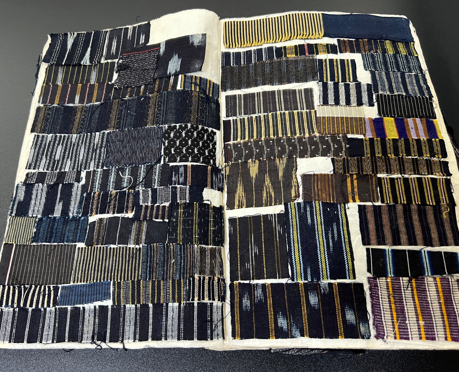 Mega Rare. 800 Pieces of Vintage Fabric Sample Book "shima-cho" - Etsy