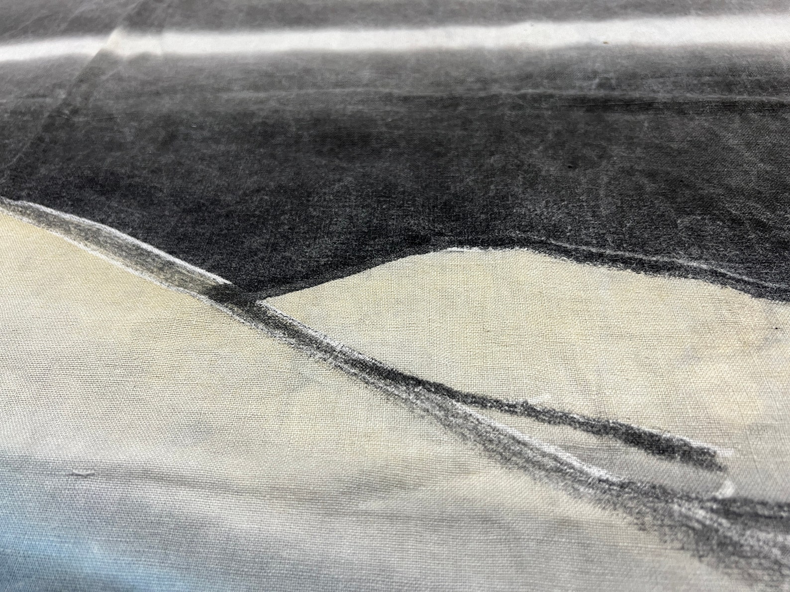 Japanese Vintage Hand Drawn Banner Flag. Boro Fabric. Japanese Boro - Etsy