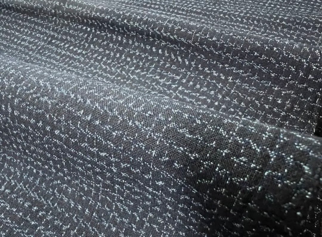 Japanese Vintage “bunjin” Kasuri Fabric, Indigo Kimono Cotton Fabric ...