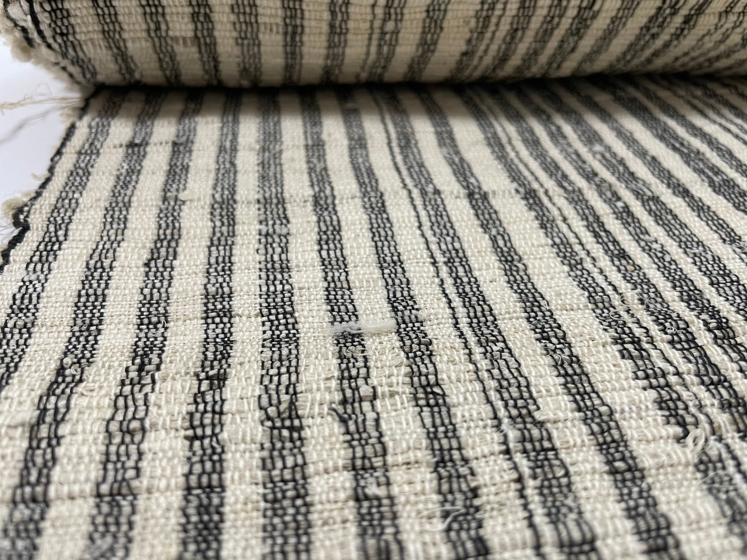 White Based Long Sakiori rag Weaving Boro Fabric - Etsy