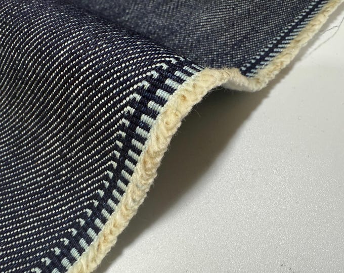 26.7 Oz Super Heavy Ounce Indigo Denim by the Yard, Japanese Selvage ...
