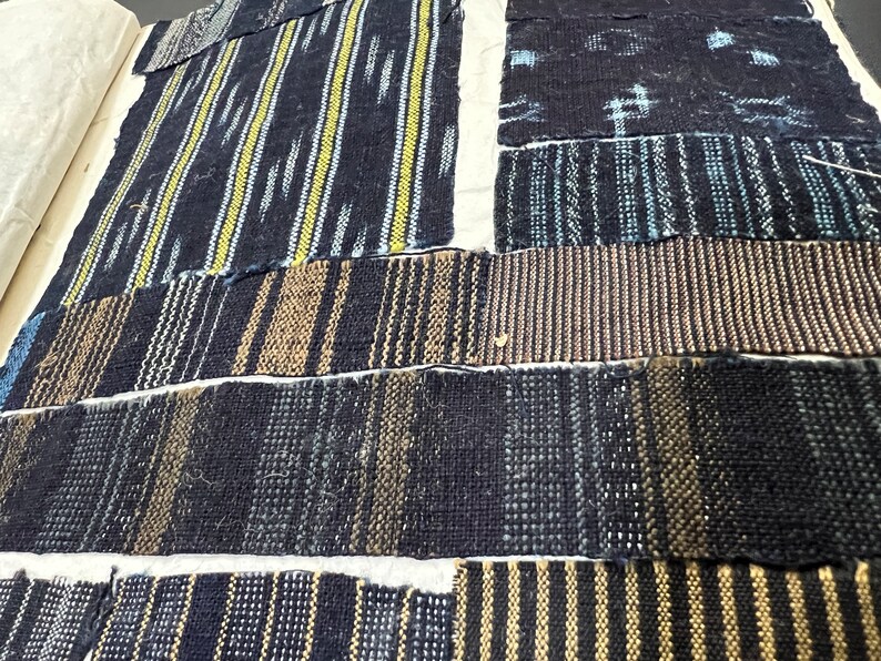 Mega Rare. 800 Pieces of Vintage Fabric Sample Book "shima-cho" - Etsy