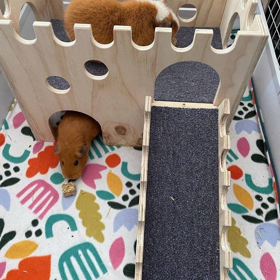 Guinea Pig Double Width Castle - Etsy