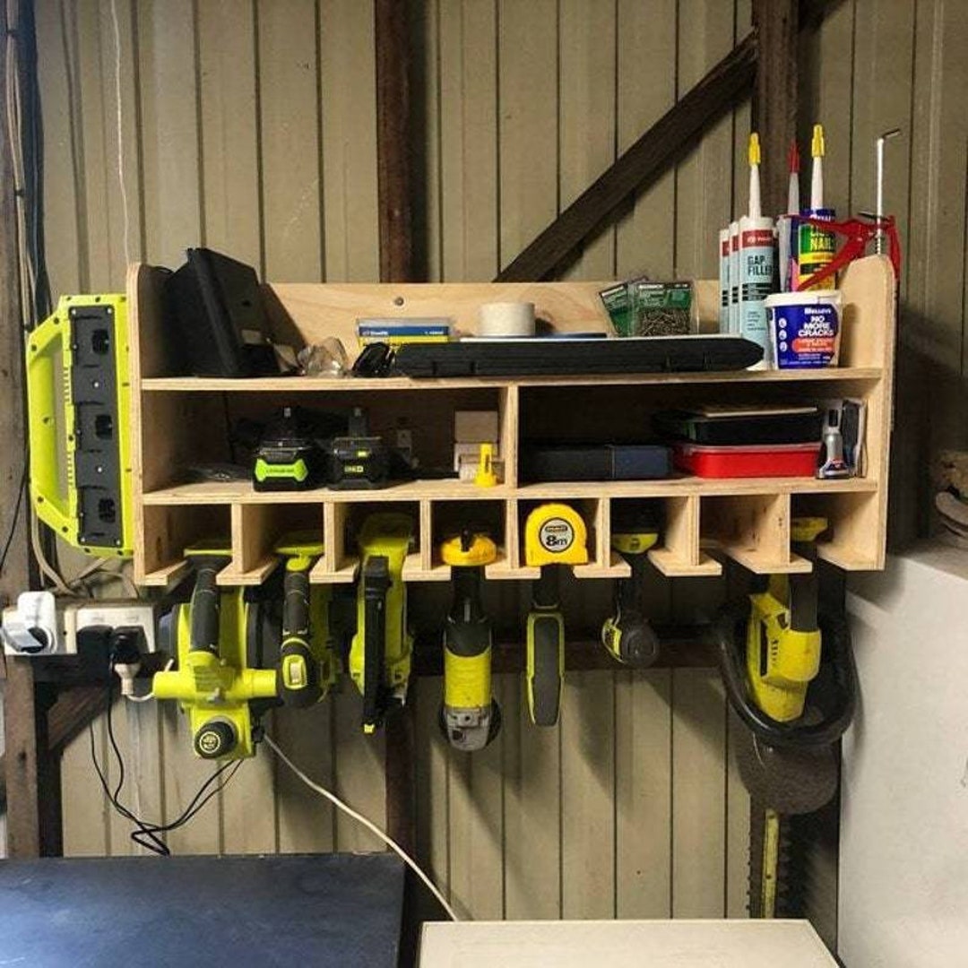 Drill Shelf! Perfect for Storing Power Tools - Etsy
