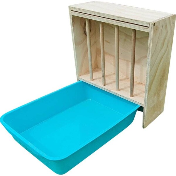 Rabbit Litter Box Hay Feeder - Etsy