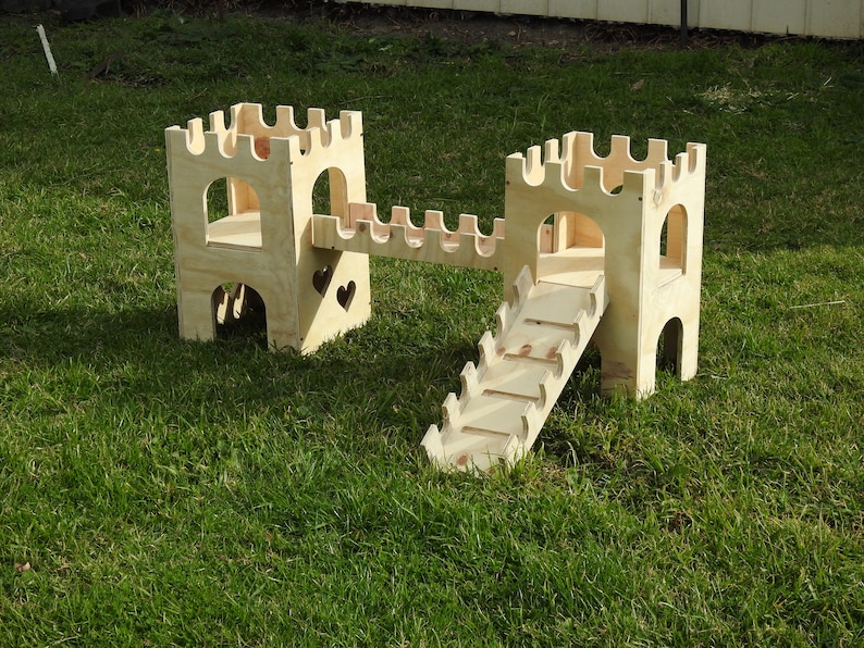 Twin Towers Bunny Rabbit Castle Large Rabbit - Etsy