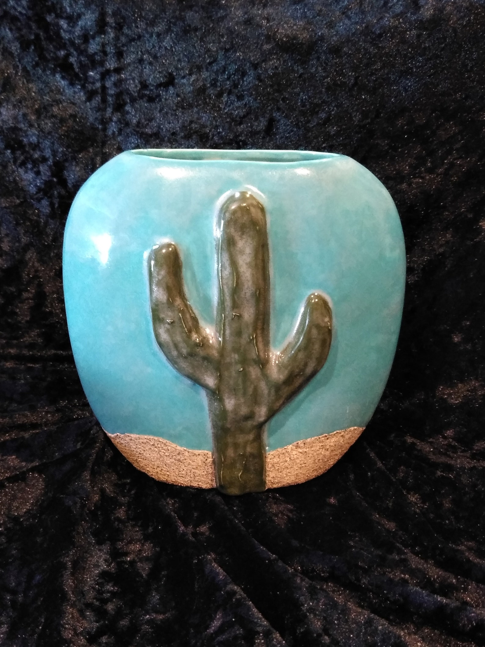 Southwest Vase With Sonoma Cactus - Etsy