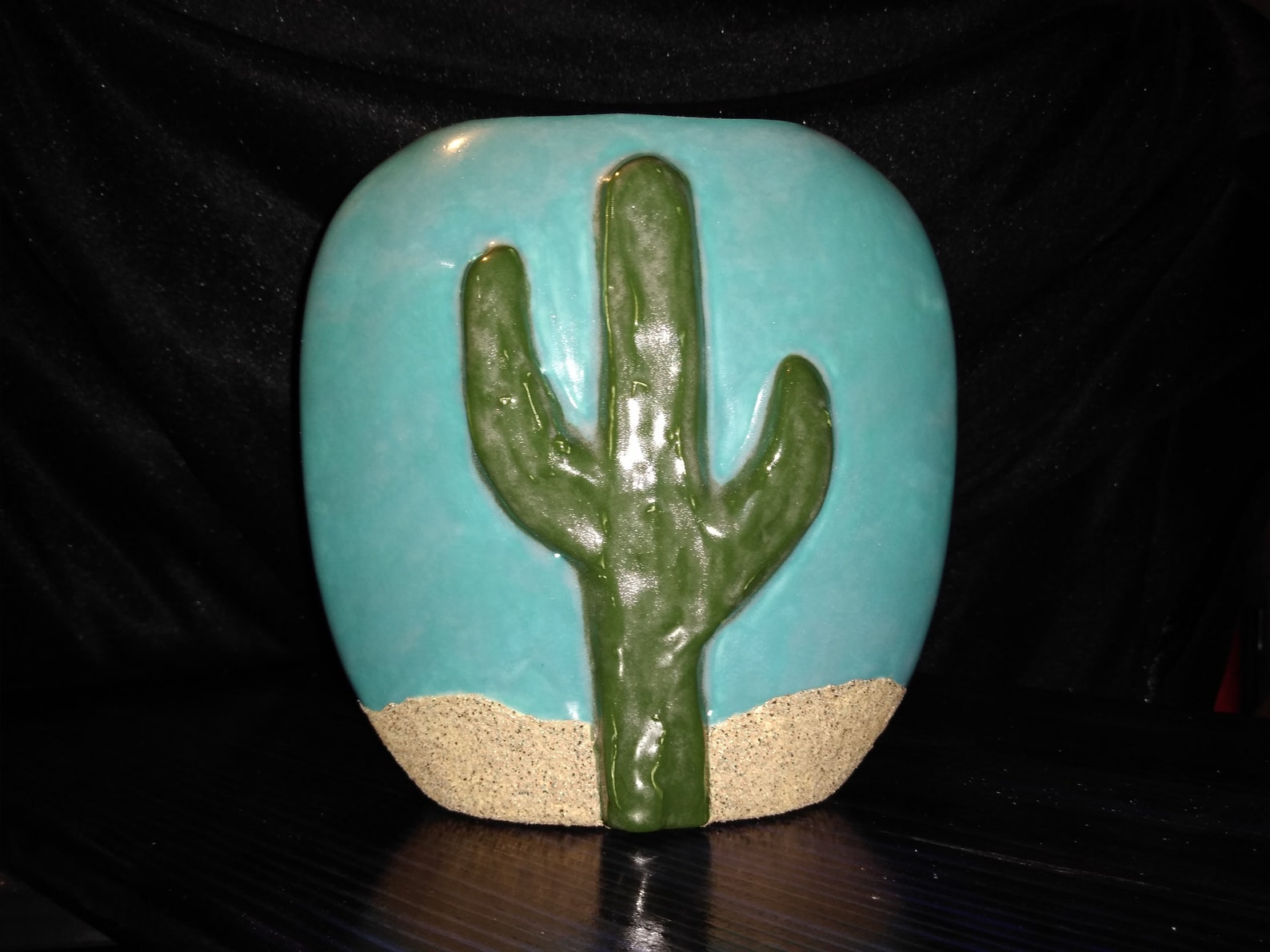 Southwest Vase With Sonoma Cactus - Etsy
