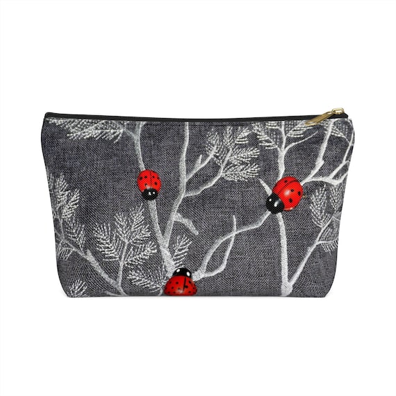 Ladybug Makeup Bag Ladybugs Lady Bug Cosmetic Bag Pencil | Etsy