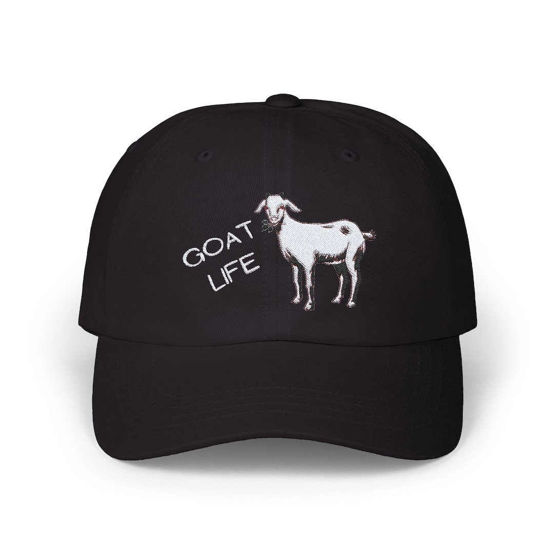 Goat Baseball Cap, Goat Mom Gift, Embroidered Twill Hat, Farmer Dad Hat ...