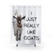 Shower Curtain Goats, Goat Shower Curtains, Goat Lover Gifts, Shower ...