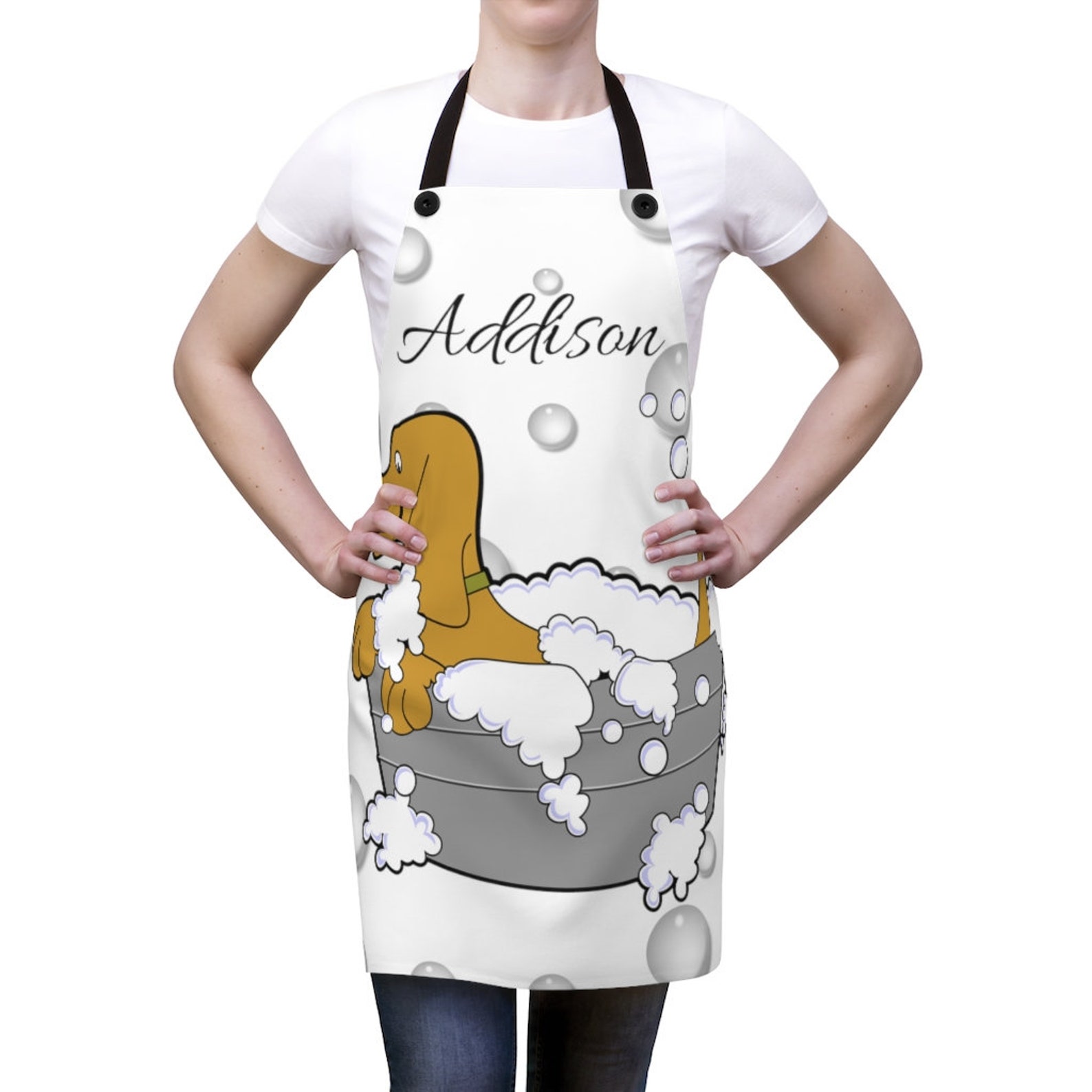 Personalized Pet Groomer Apron Customizable Apron Dog Apron - Etsy