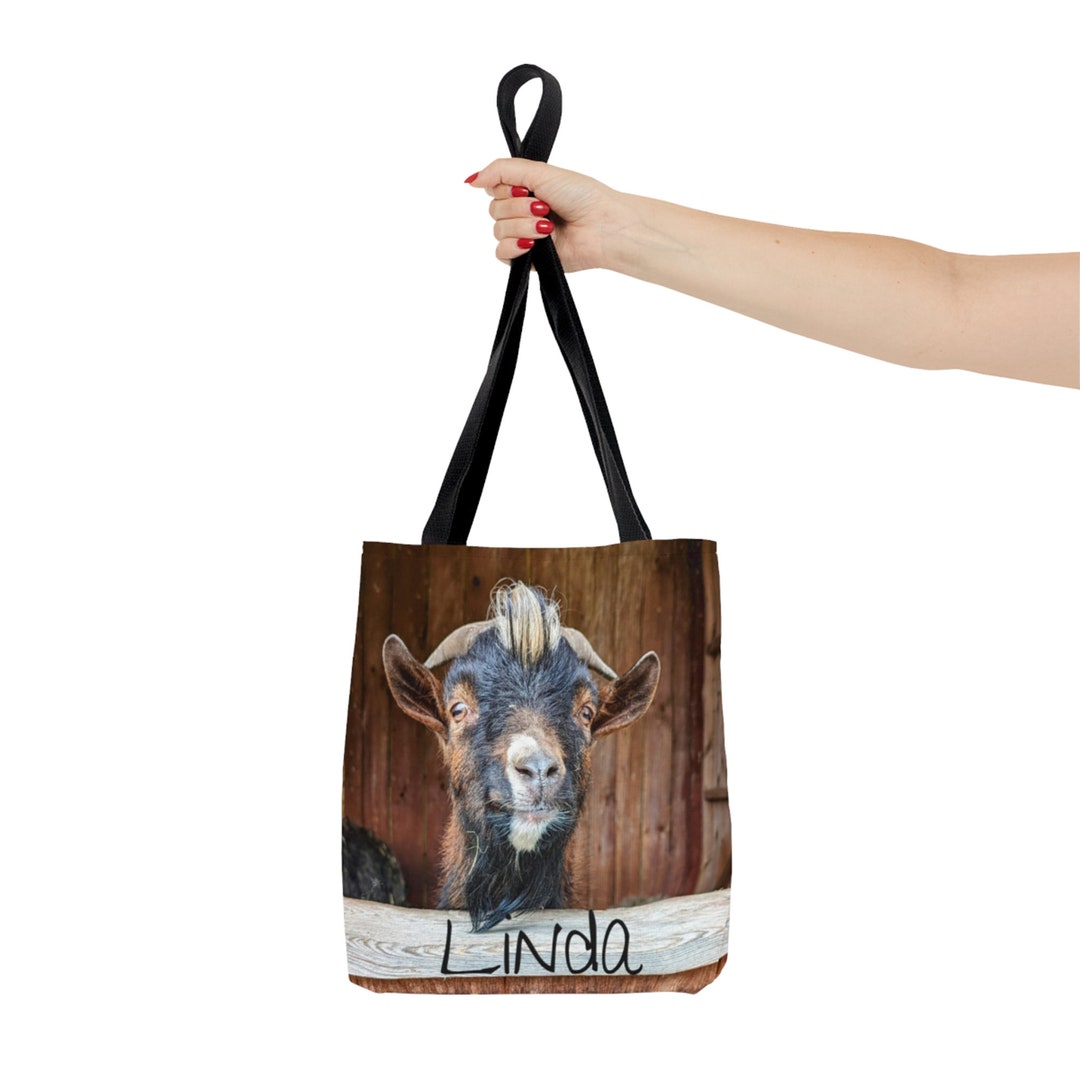 Personalized Goat Gifts, Goat Tote Bag, Goat Diaper Bag, Goat Bag, Goat ...
