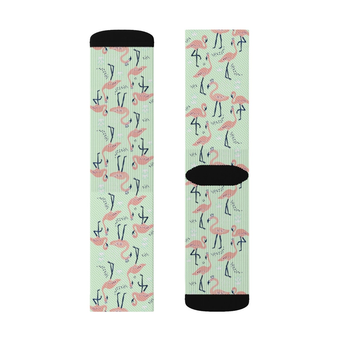 Flamingo Socks Flamingo Print Pattern Groom Socks Funny | Etsy