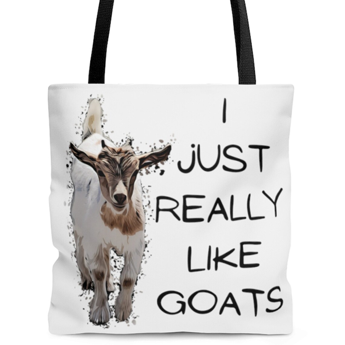 Goat Tote Goat Tote Bag Goat Lovers Gift Goat Travel Bag | Etsy