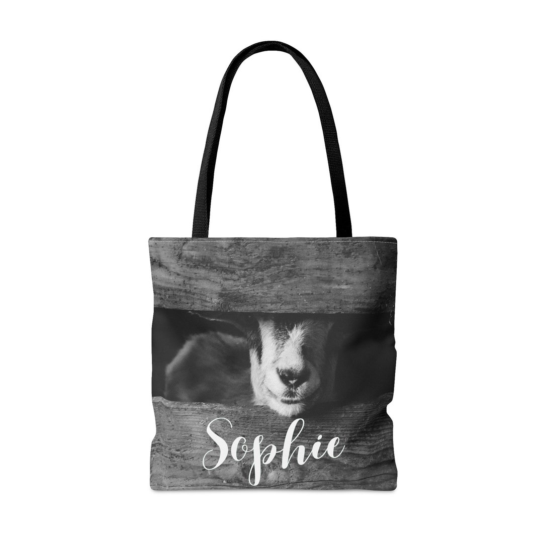 Personalized Goat Bag, Goat Tote Bag, Goat Diaper Bag, Goat Travel Bag ...