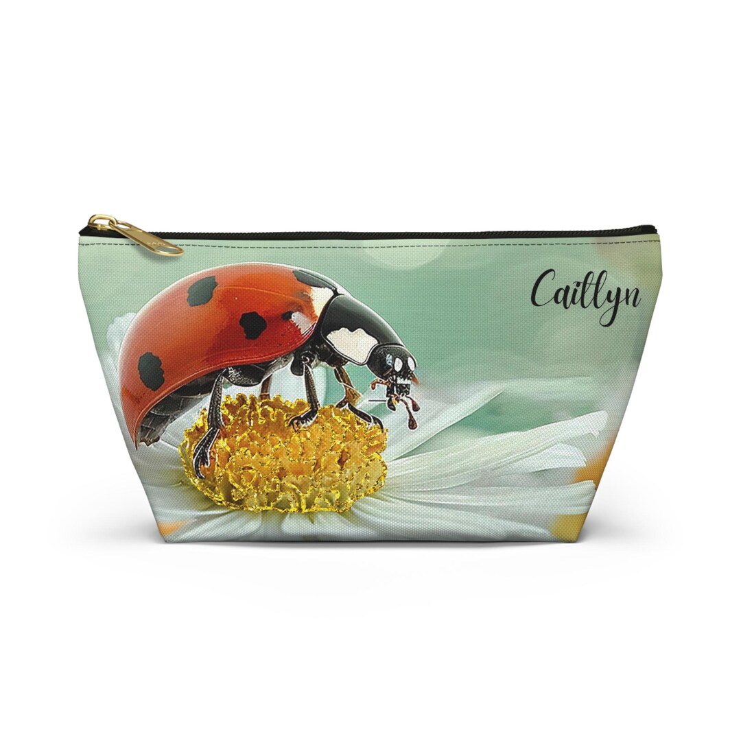 Personalized Ladybug Makeup Bag, Ladybug Eco-friendly Pencil Case ...