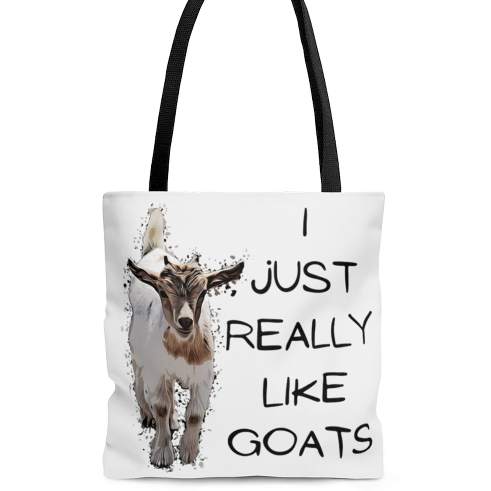 Goat Tote Goat Tote Bag Goat Lovers Gift Goat Travel Bag | Etsy