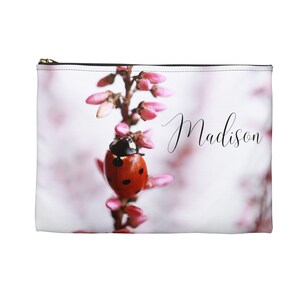 Ladybug Cosmetic Bag, Ladybugs, Ladybug Makeup Bag, Lady Bug, Pencil ...