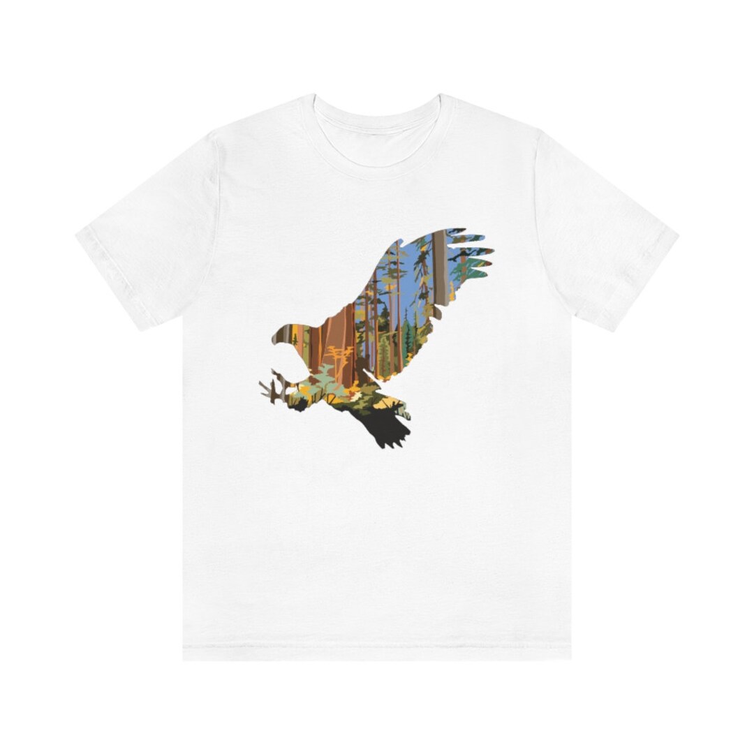 Graphic Eagle T-shirt: Unisex Nature Tee - Etsy