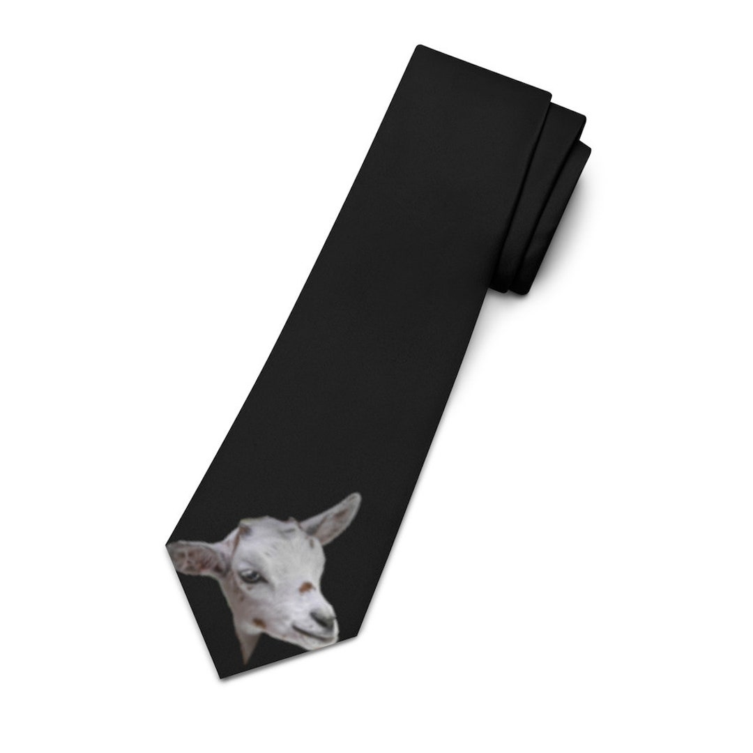 Goat Tie, Goat Necktie, Goat Neck Tie, Goat Gifts, Groom, Wedding Tie ...