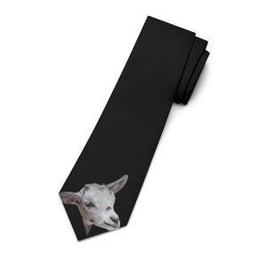 Goat Tie, Goat Necktie, Goat Neck Tie, Goat Gifts, Groom, Wedding Tie ...