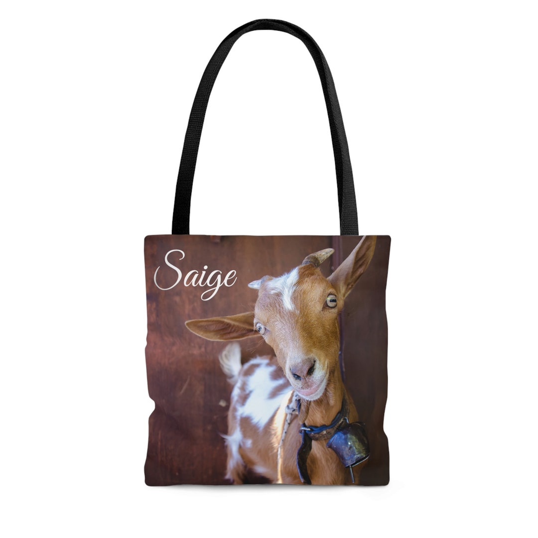 Personalized Goat Tote Bag: Custom Goat Lover Gift - Etsy