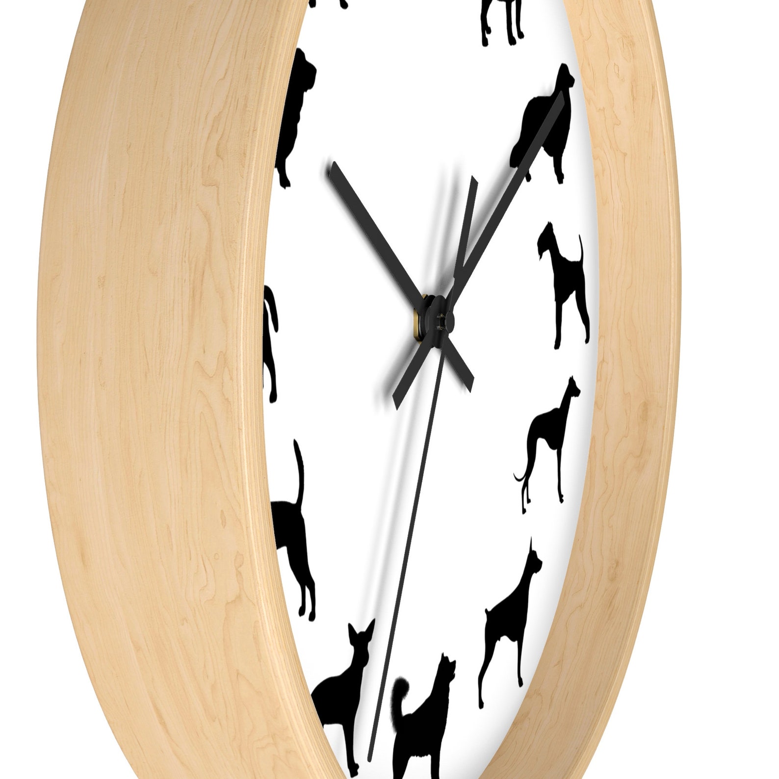 Dog Wall Clock Dog Breed Clock Wall Hanging Clock Dog Lover | Etsy