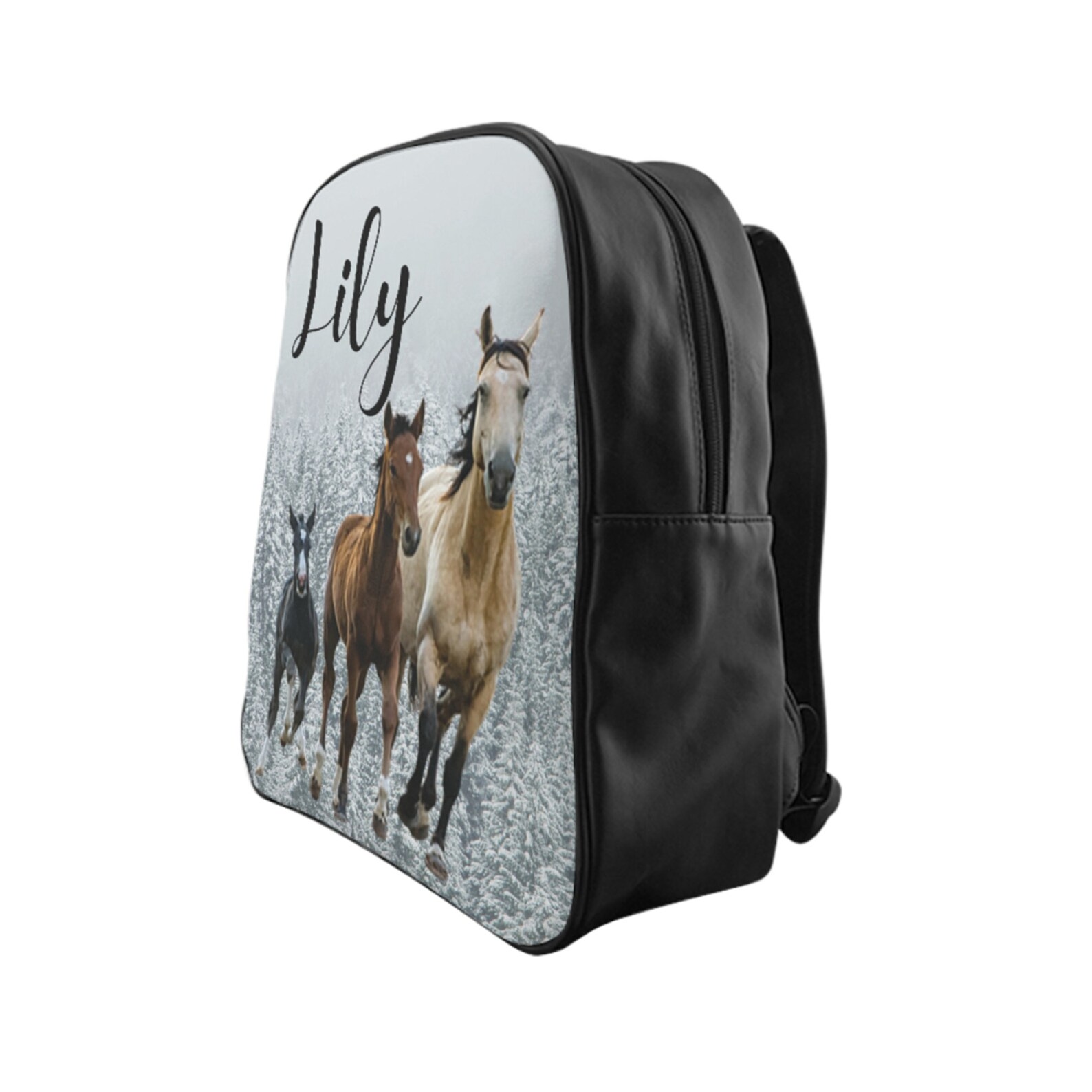 Personalized Horse Backpack Horse School Bag Horse Lover - Etsy