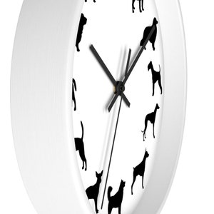 Dog Wall Clock Dog Breed Clock Wall Hanging Clock Dog Lover - Etsy
