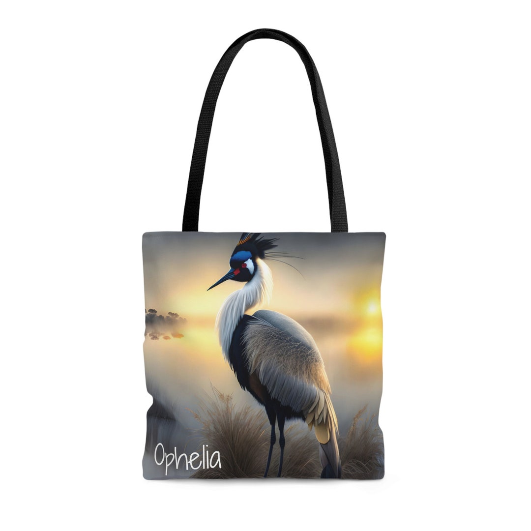 Bird Tote Bag Great Blue Heron Tote Bag Birds Gift for Bird - Etsy