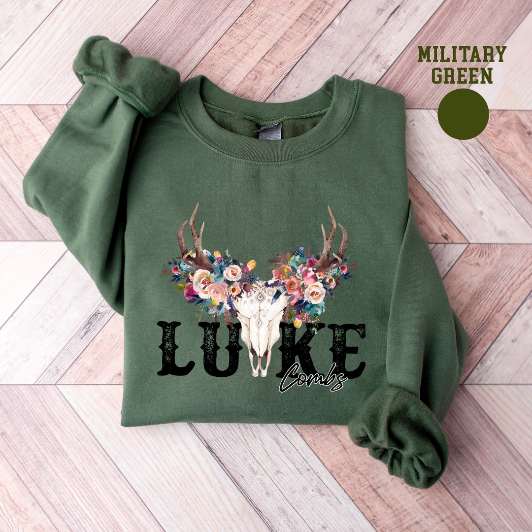 Combs Bullhead Sweatshirt, Country Music Sweatshirt, Luke Combs World ...