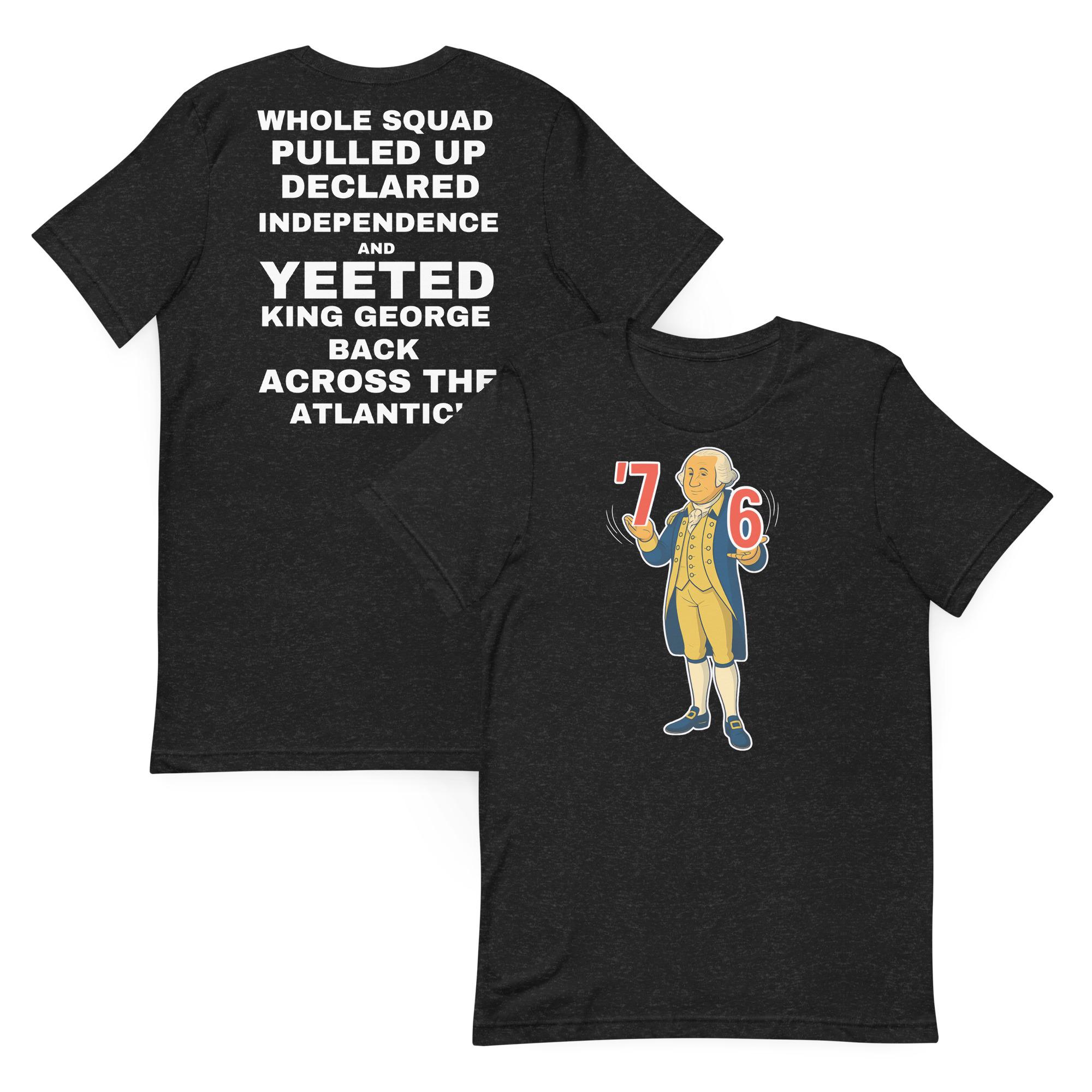 Makehistoryfun Front & Back 76 Yeeted - Etsy