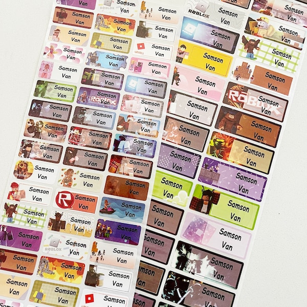 Roblox Name Tag - Etsy
