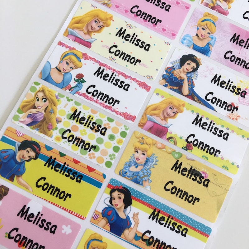 Princess Labels - Etsy