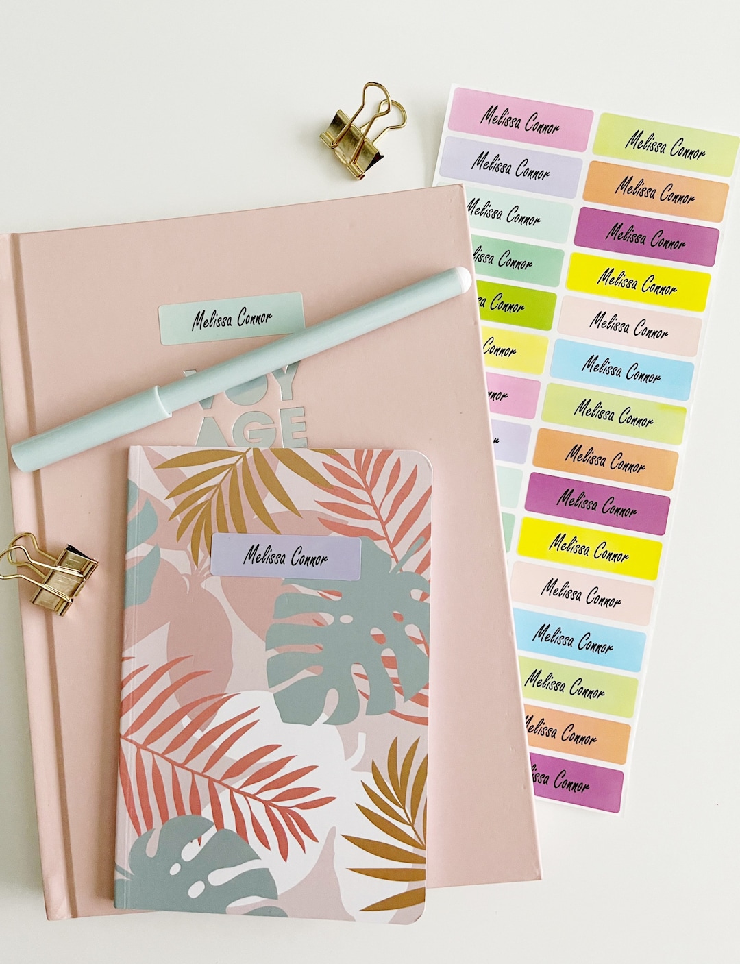 Multicolour Personalised Label - Etsy